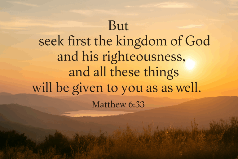 What It Really Looks Like to Put God First | Clinging To God